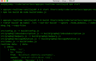 Build a Realtime Serverless GraphQL API with Websockets on AWS | Andrew Griffiths